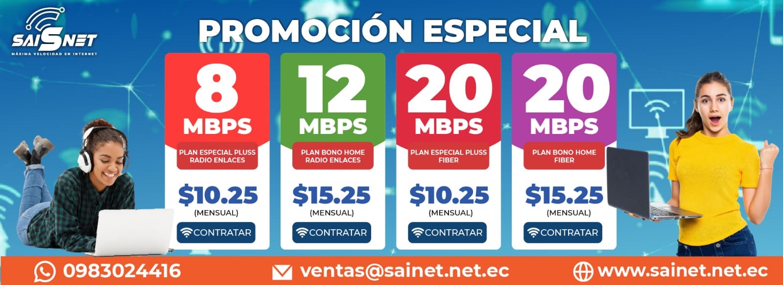SAINET FIBER | Soluciones avanzadas y telecomunicaciones