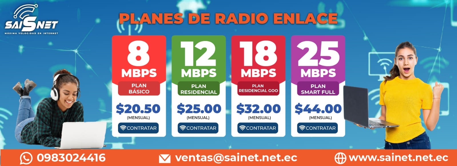 SAINET FIBER | Soluciones avanzadas y telecomunicaciones