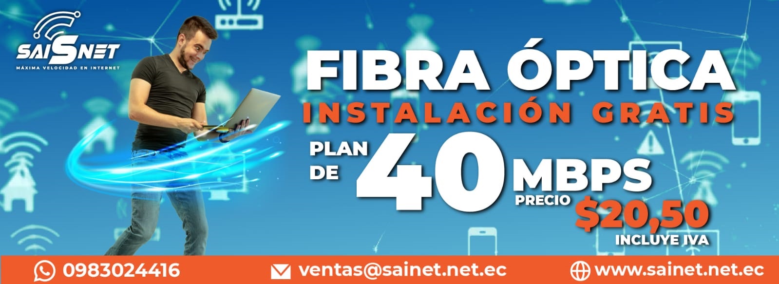 SAINET FIBER | Soluciones avanzadas y telecomunicaciones